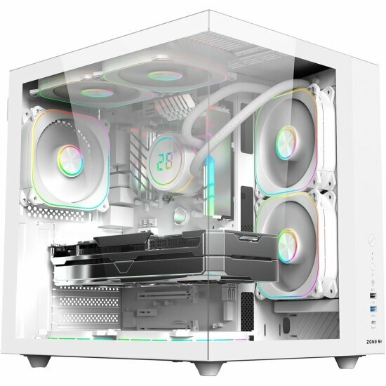 Корпус компьютерный Zone 51 Edge White