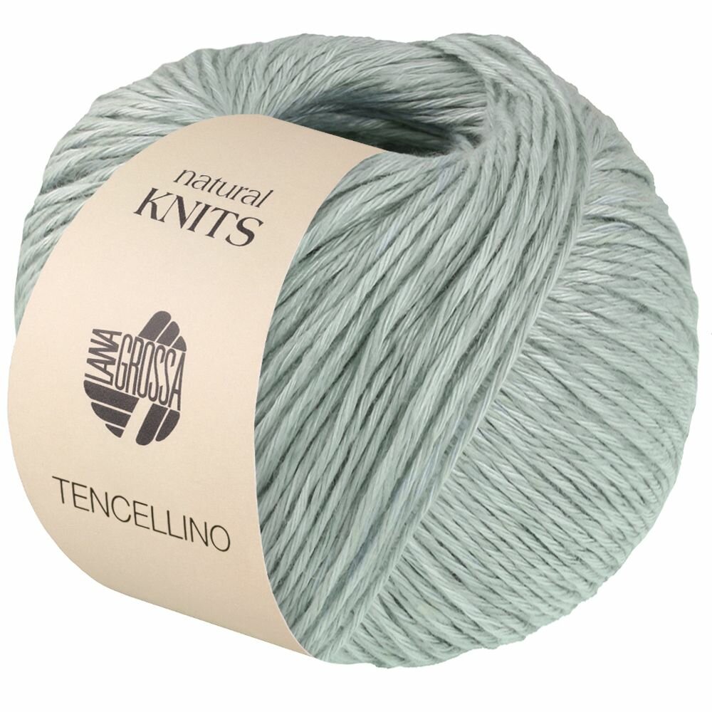 Пряжа для вязания Lana Grossa Tencellino Natural Knits (09 Голубой лёд/Eisblau) 4 мотка по 50 г/0 м