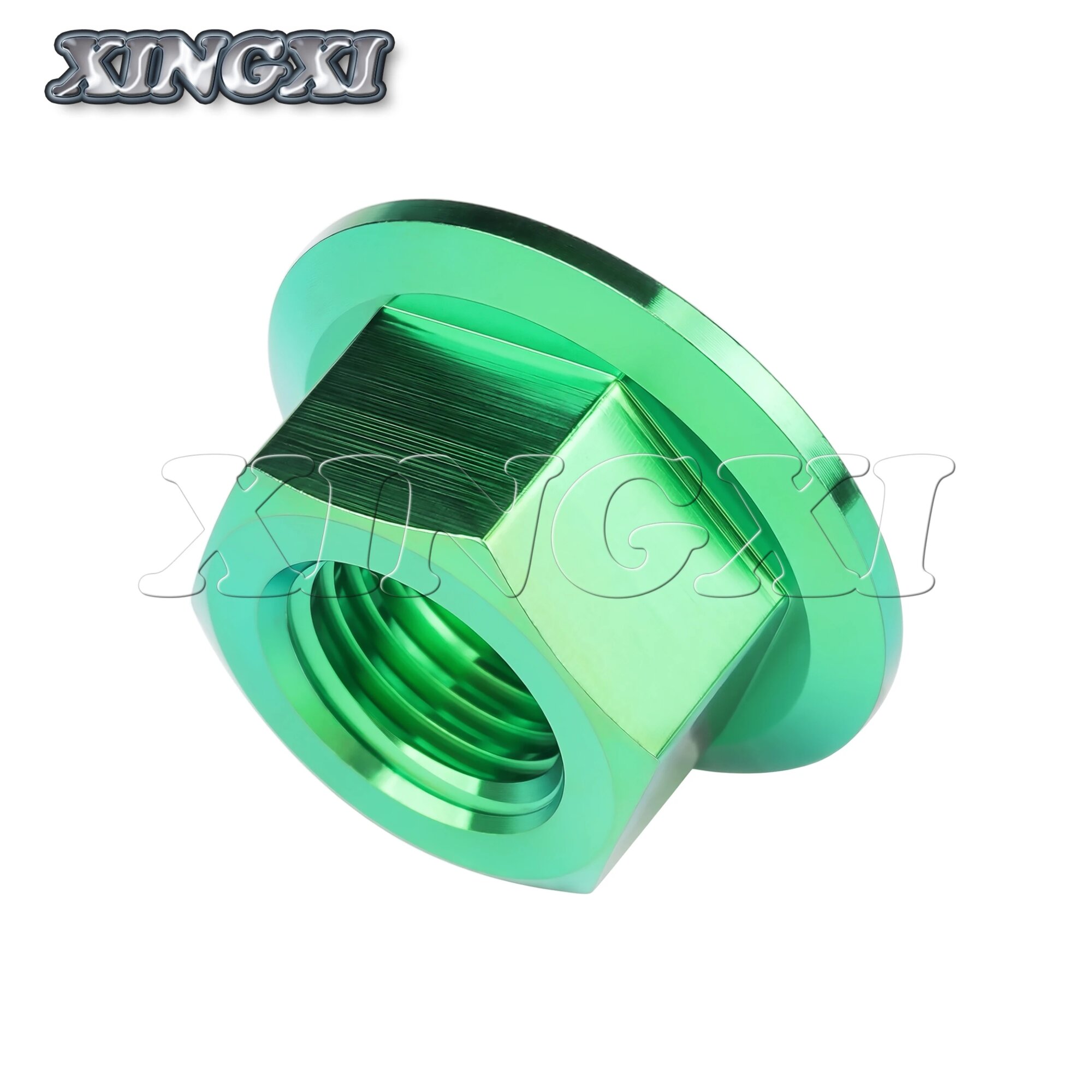 Титановые фланцевые гайки Xingxi Green M5-M16