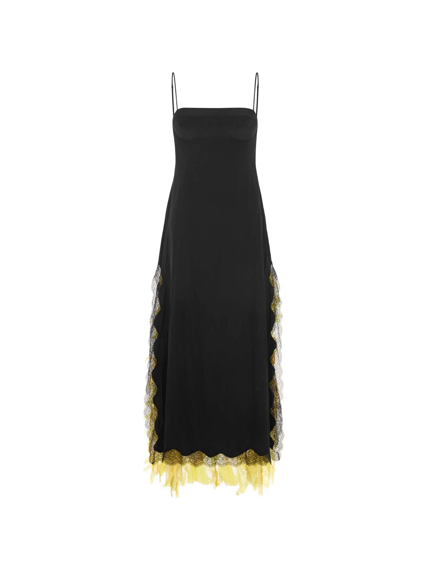 Платье Lace-trim midi dress