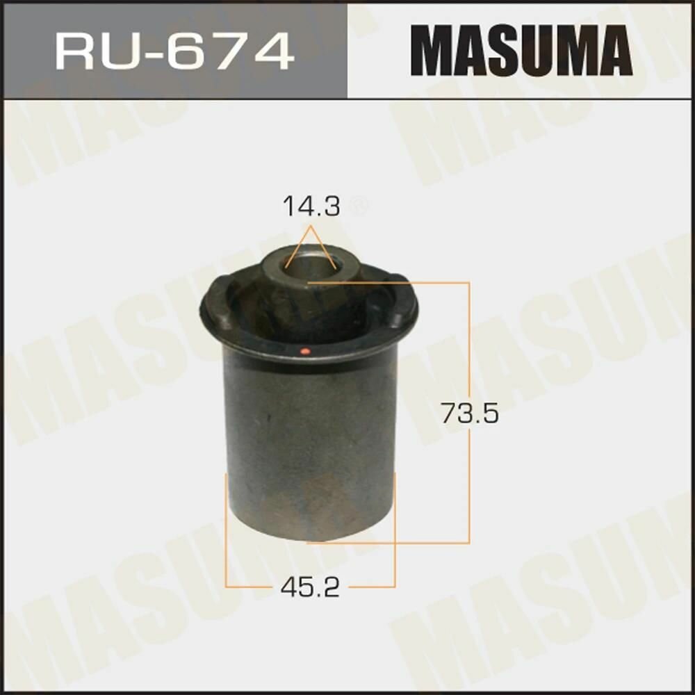 Сайлентблок задний рычага MASUMA RU-674 NISSAN Pathfinder R51 05->