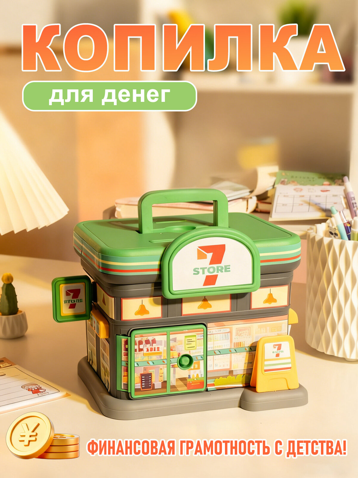 Копилка для денег, 20х18 см, 1 шт