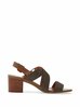 Босоножки Logo-plaque crossover-strap sandals