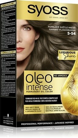 Краска для волос Syoss Oleo Intense, 5-54 пепельный светло-коричневый, 1 шт