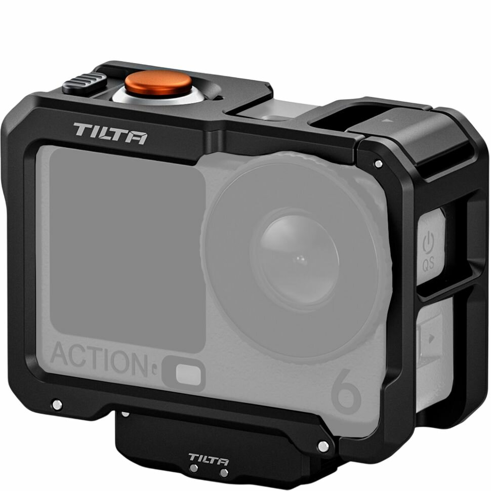 Клетка Tilta Base Kit для DJI Osmo Action 6 Чёрная, профессиональная интеграция
