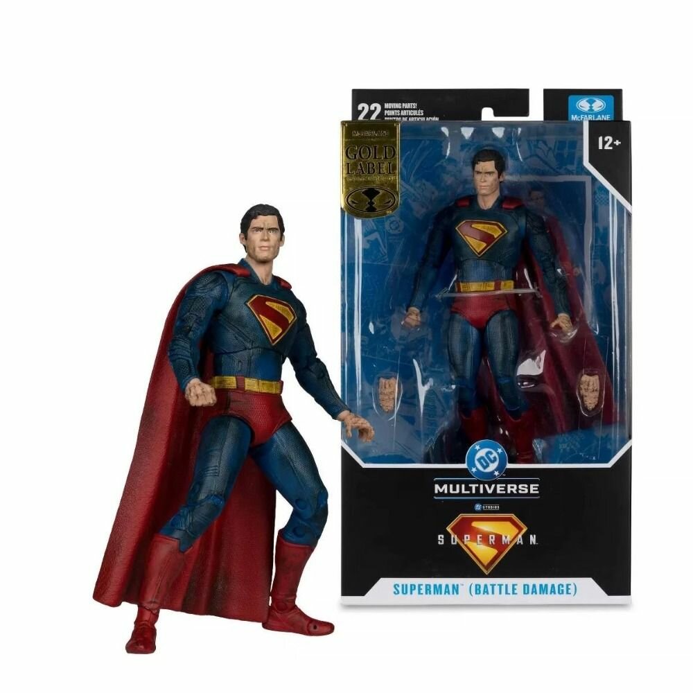 McFarlane DC Супермен Лютер Робот Металло Монстр Фигурка Артикулированный
