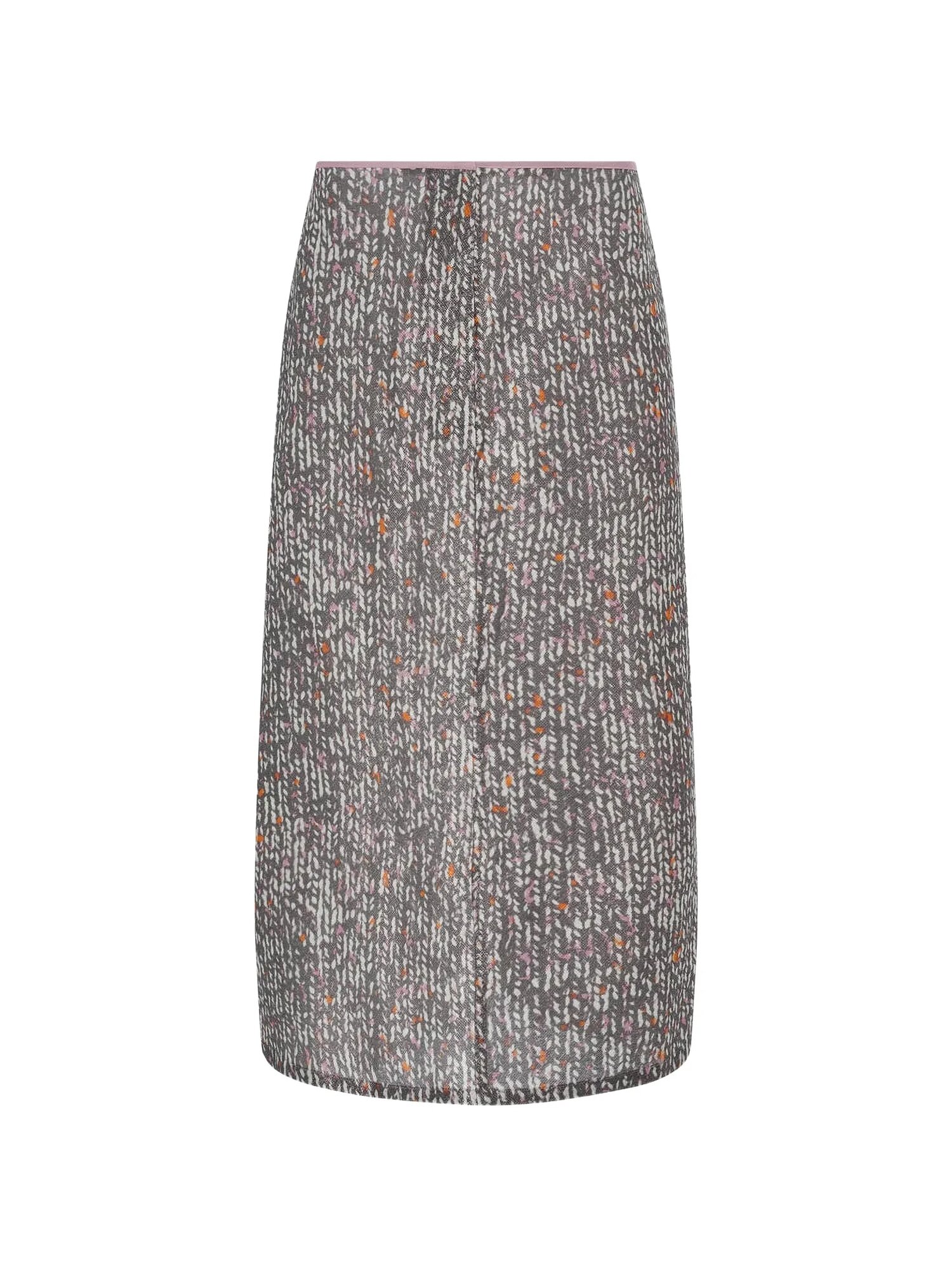 Юбка 6397 Printed midi skirt