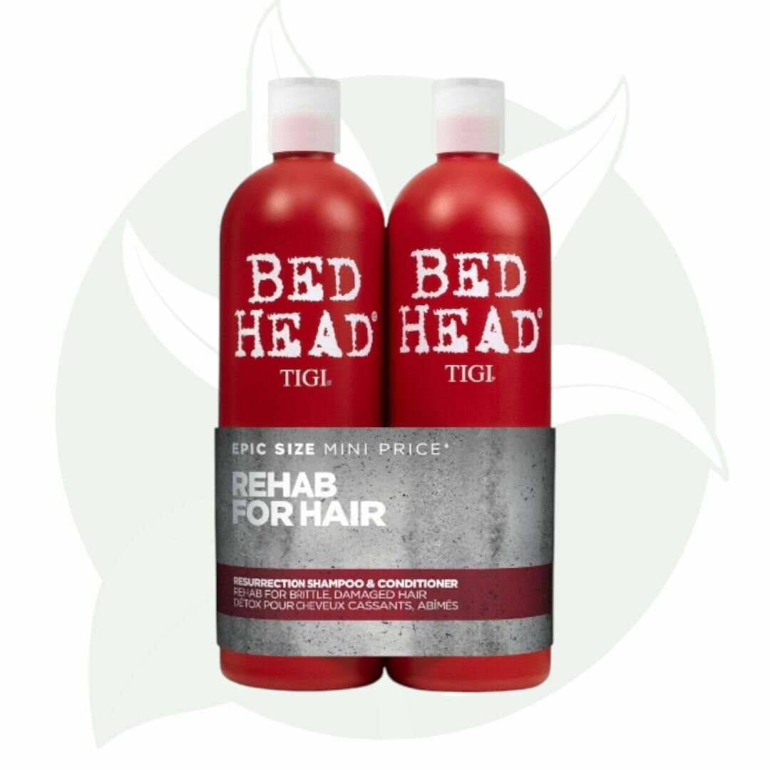 TIGI Шампунь и кондиционер Bed Head Resurrection Tweens 750 мл + 750 мл 1500 ml