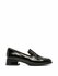 Лоферы LINDA BAUMANN Crocodile-embossed leather loafers, размер 37