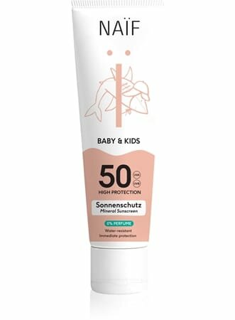 Средство солнцезащитное naif baby & kids mineral sunscreen spf 50 0% perfume, 100 мл