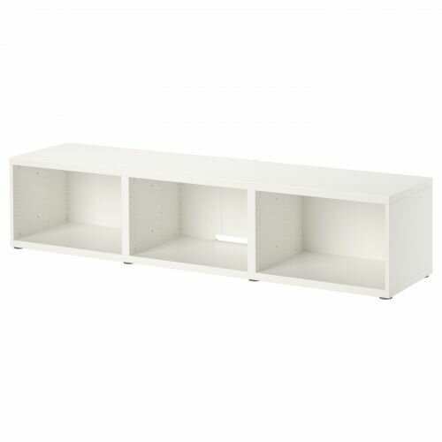 Тумба под ТВ икеа бесто (IKEA BESTA) 180x40x38 см белый