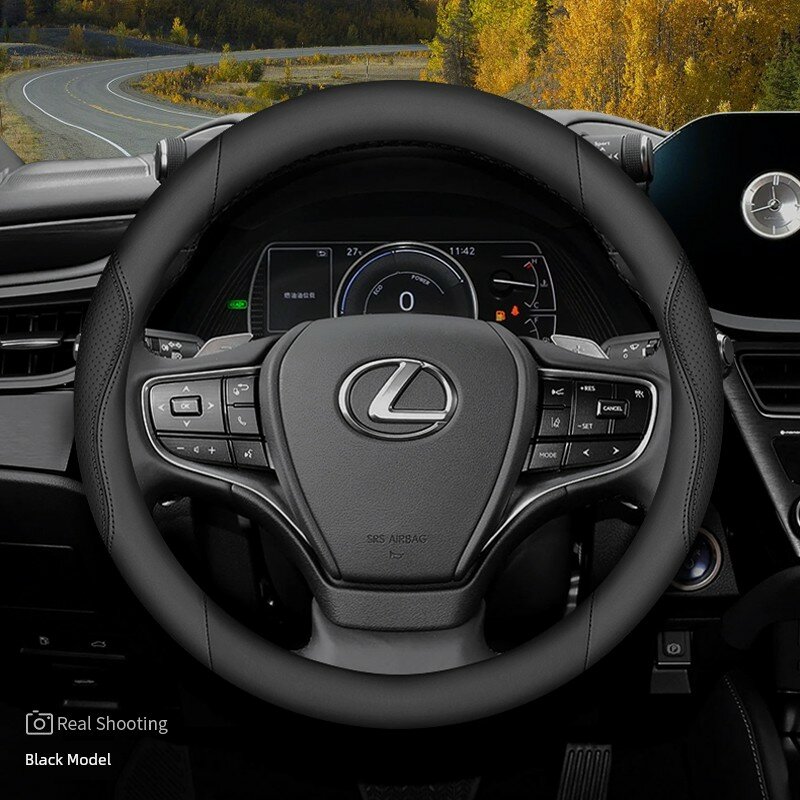 Ультратонкий чехол для руля Lexus ES200/ES300h/NX260/CT200 2025 г. - Черный