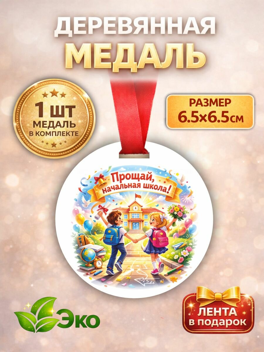 Медаль выпускник (1 штука) подарок