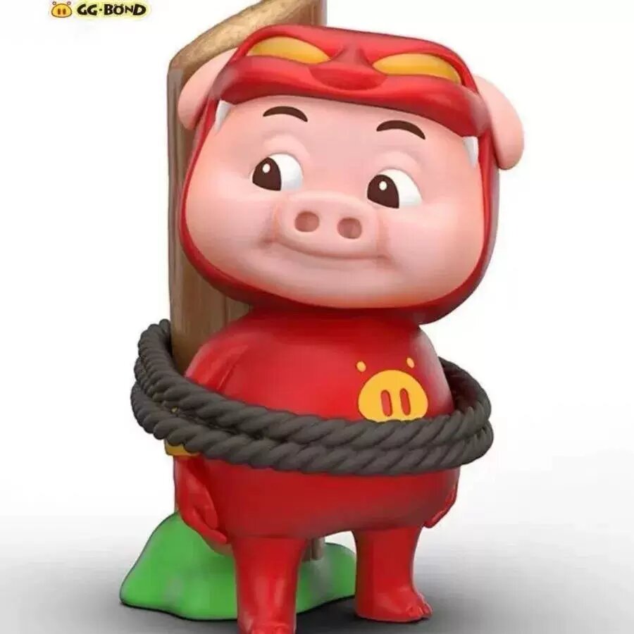 Оригинальная фигурка Mr. Man Pigman Happy Bean Series в слепой упаковке, милая декоративная игрушка, подарок [Pig Man