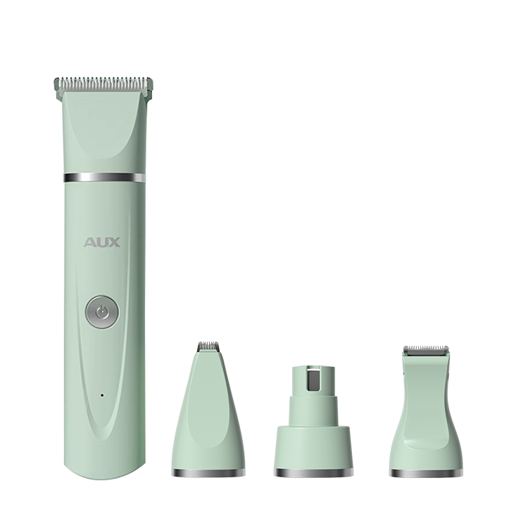 Электробритва унисекс AUX 13522277, Four-in-One (Mint Green)+Nail Grinder Blade Head+Curved Scissors Head