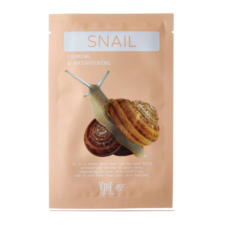 Yu.R Me Snail Sheet Mask Маска Южная Корея 25 мл