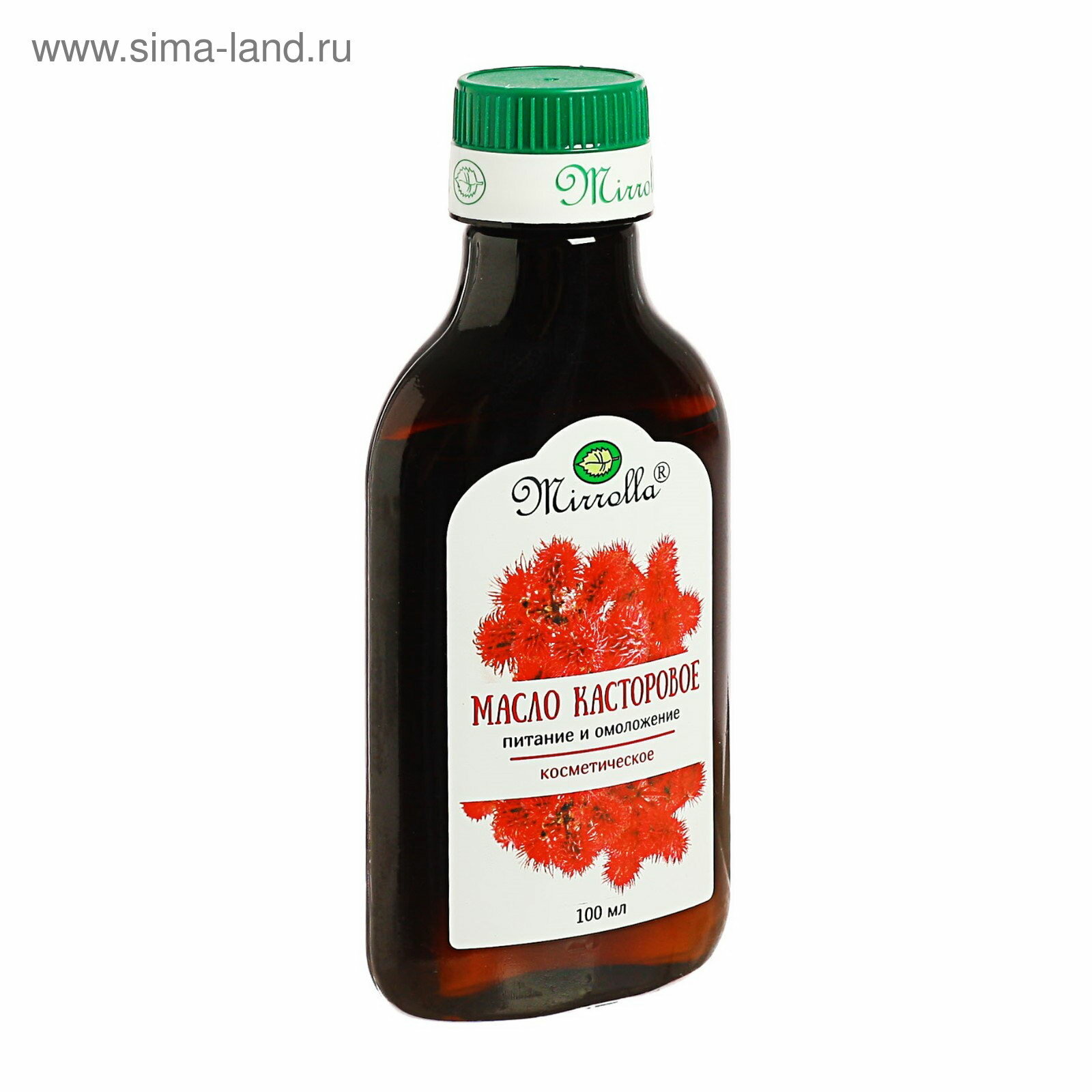 Масло касторовое косметическое, 100 мл, размер упаковки: 3 x 13.5 x 6 см.