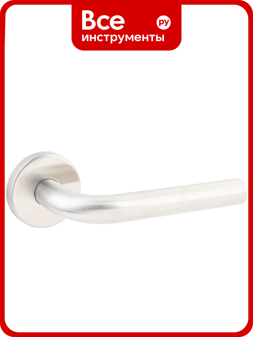 Раздельные ручки Apecs H-0201-Inox 12027, стяжные винты, нержавеющая сталь, для межкомнатных дверей