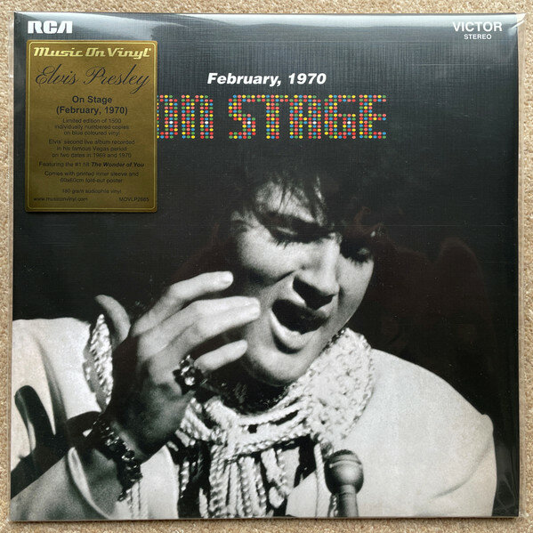 ELVIS PRESLEY On Stage (LP, Coloured)