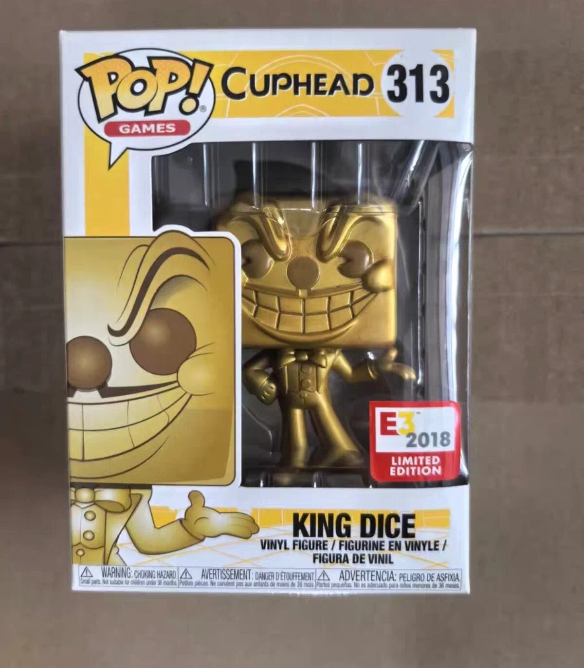 Фанко King Dice 313，《Cuphead》E3 2018