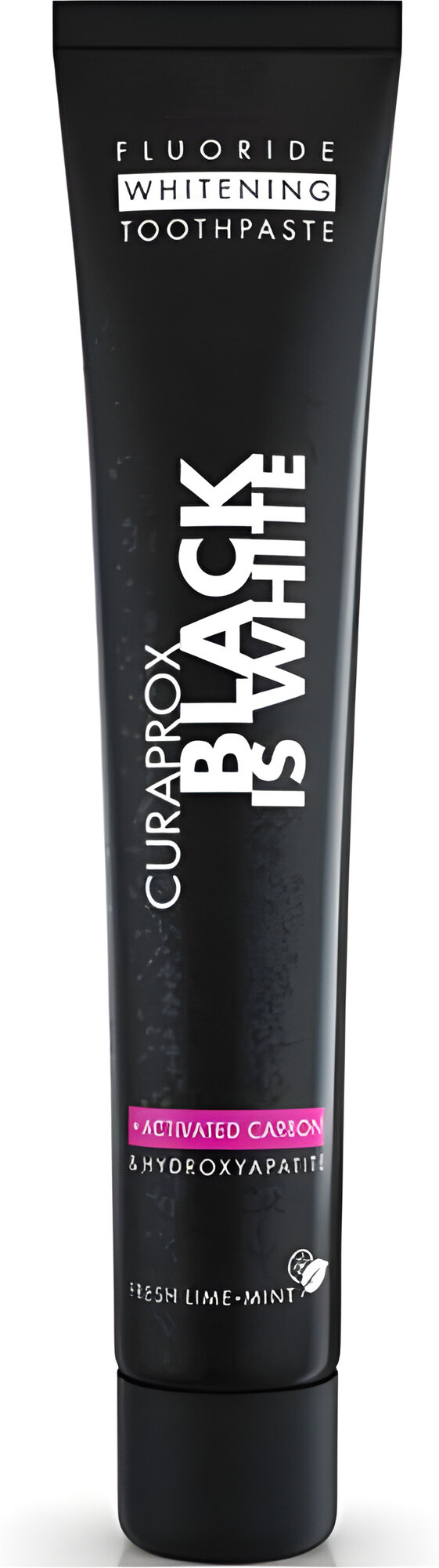 CURAPROX Черная зубная паста с активированным углем и вкусом лайма Black is White Whitening Toothpaste 250g