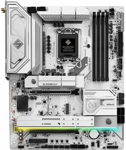 Материнская плата ASRock Z890 Steel Legend WiFi - LGA 1851, Intel Z890, 4xDDR5-5600 МГц, 1xPCI-Ex16, 4xM.2, ATX