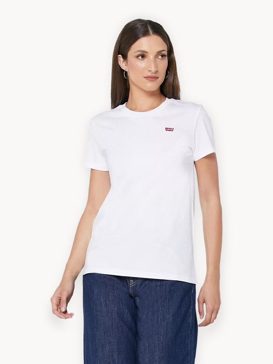 Футболка Levi's, размер XS, белый — фото 1