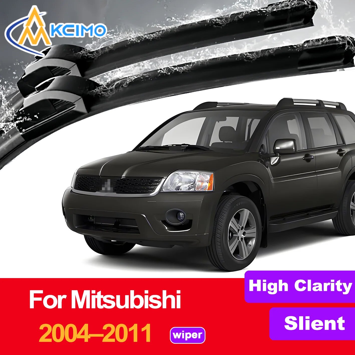 2 шт. HD автомобильные дворники для Mitsubishi Endeavour 2004-2011, передние лобовые стеклоочистители, аксессуары для лезвий 2011 2010 2009