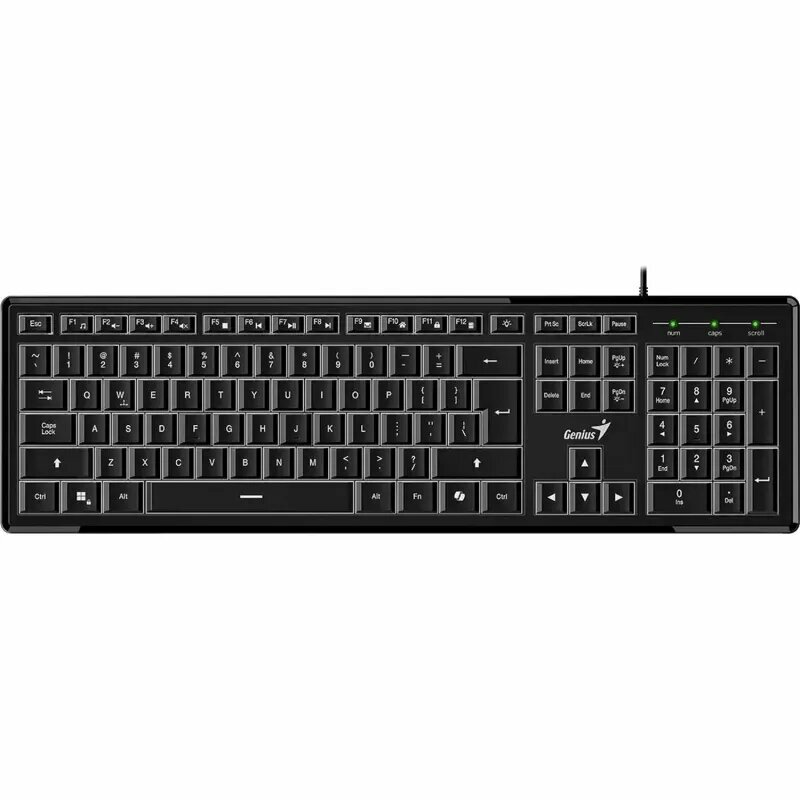 Клавиатура Genius проводн. SlimStar 820 черный, 2317085