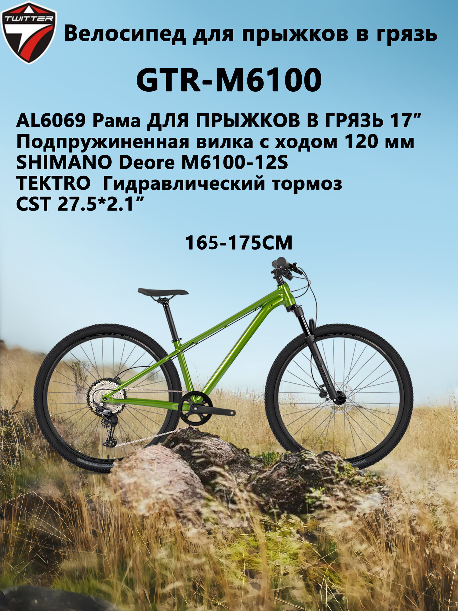 TWITTER BIKE Велосипед Dirt/Street, Горный, GTR-SP