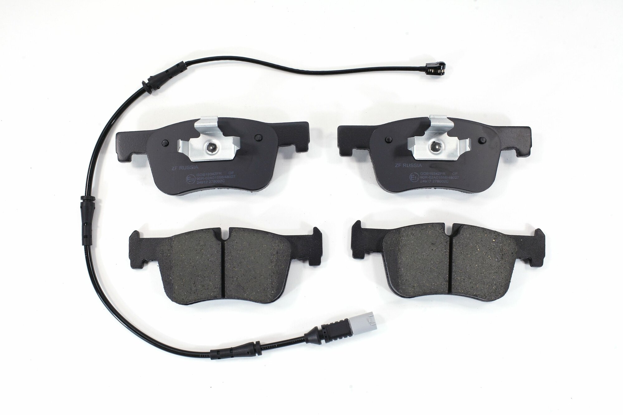 Колодки передние для BMW 1-F20 F21 3-F30 F31 F34 4-F32 F33 F36 ZF Russia GDB1934 ZFR
