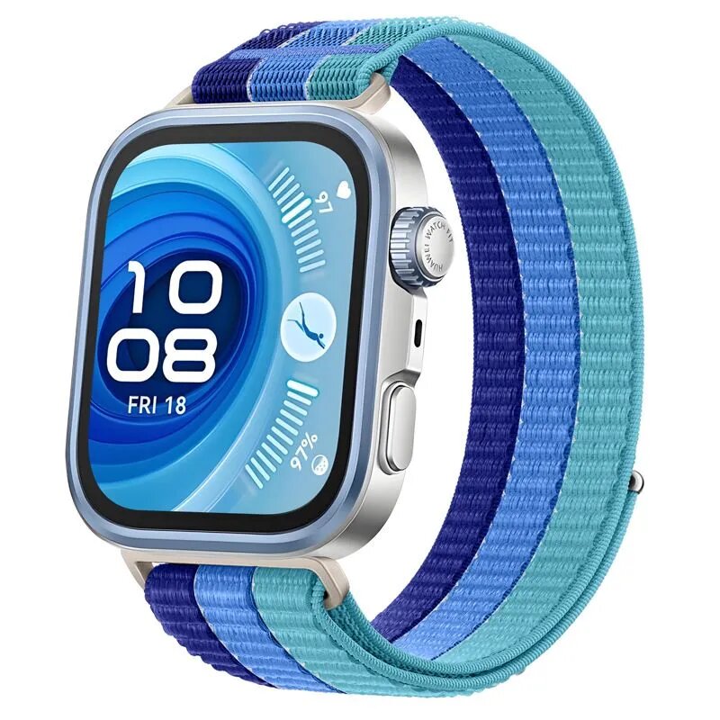 Плетеный нейлоновый ремешок для HUAWEI WATCH Fit 5 / Fit 5 Pro / Fit 4 Pro 3, Ширина ремешка 22 мм