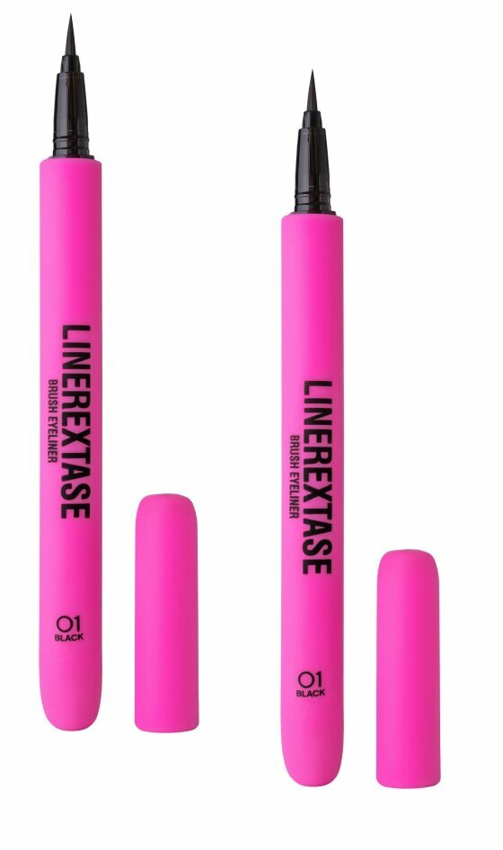 Подводка для глаз с кисточкой Vivienne Sabo eye-liner ‘’Linerextase” тон 01 2шт