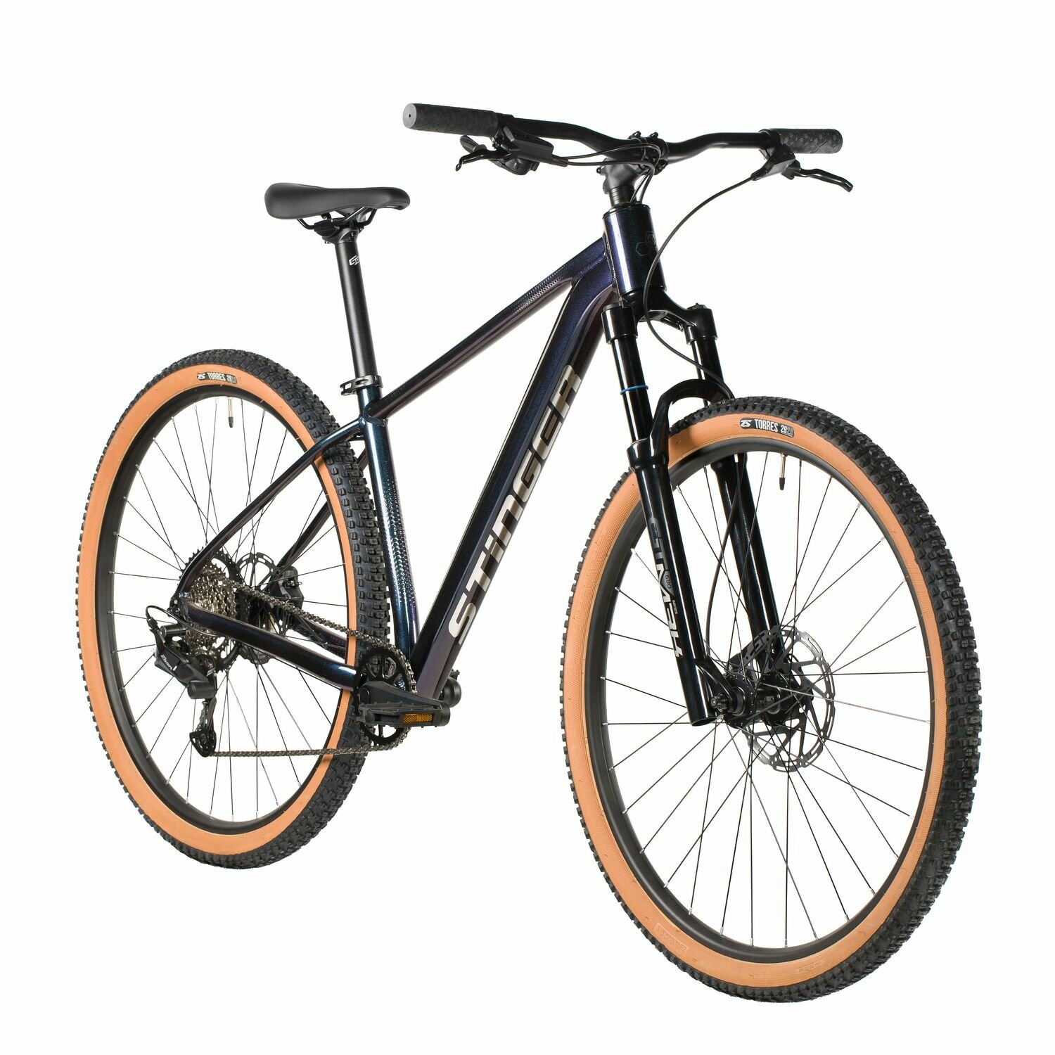 Велосипед STINGER 29" GRADIENT EVO фиолетовый, алюминий, размер MD