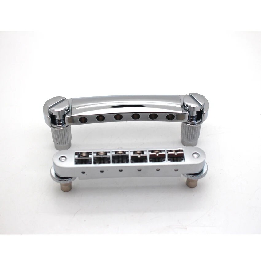 Chrome Tune-O-Matic Бридж для гитары Les Paul 1 Set Chrome R