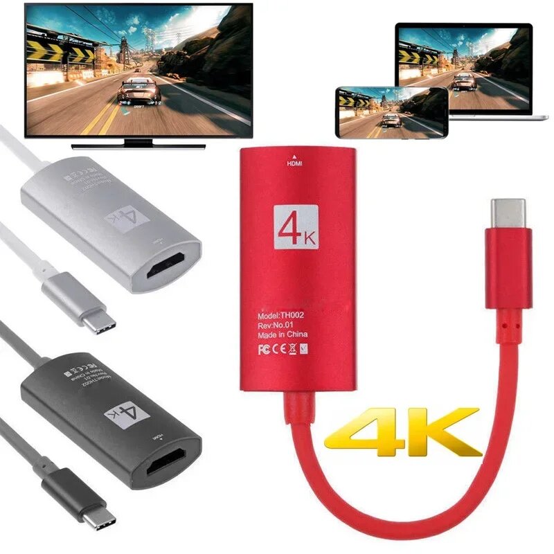 Type C - HDMI адаптер, A5611, 1PCS — фото 1