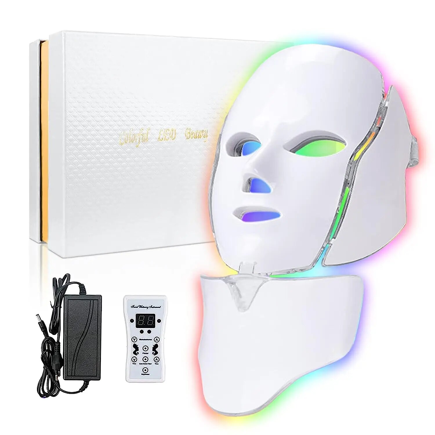 LED-маска для лица XceeFit 7-в-1, EU Plug