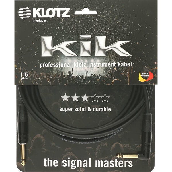 Кабель инструментальный, 3м Klotz KIKKG3.0PRSW