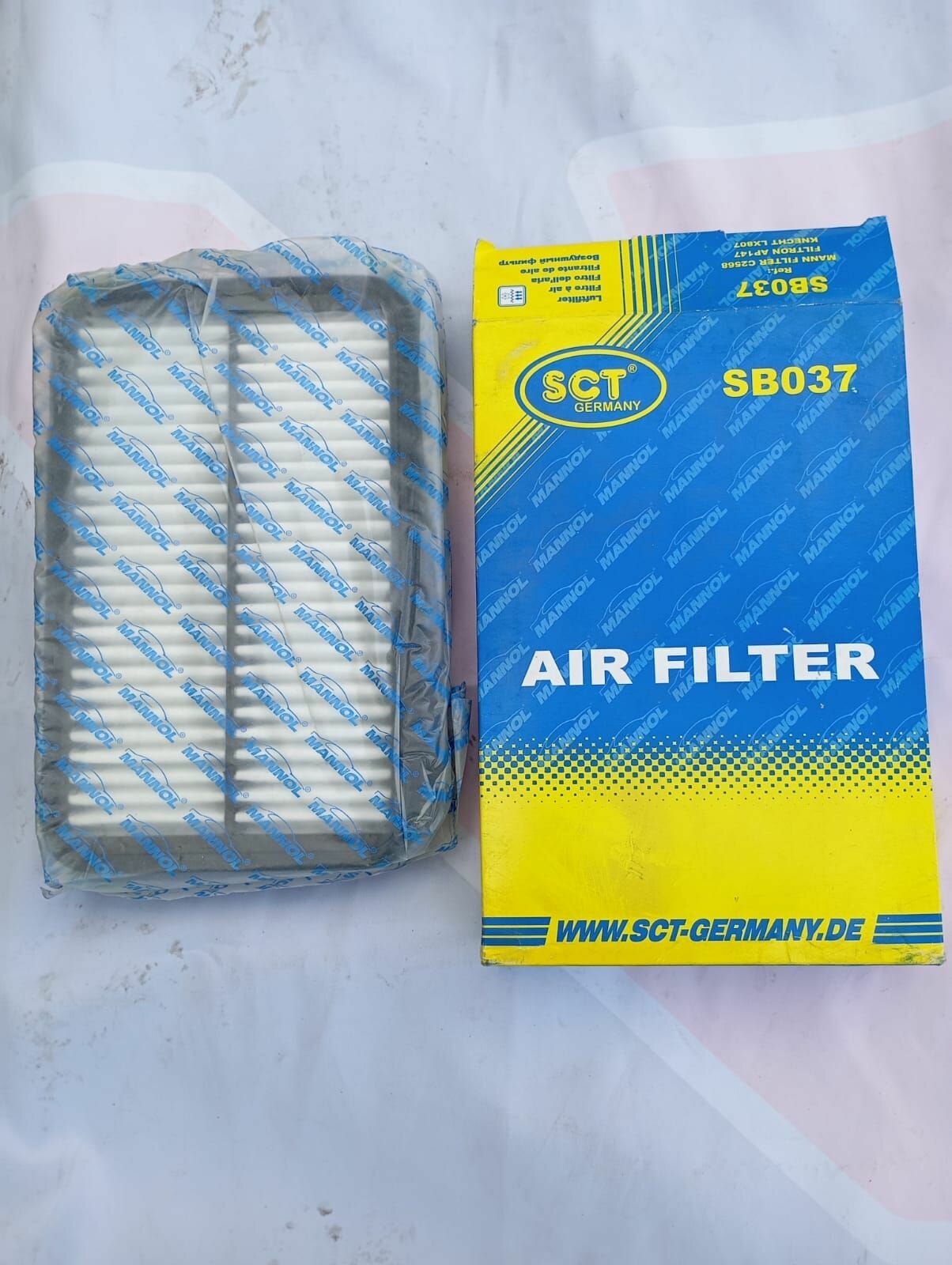 Sct SB 037 Фильтр воздушный Toyota Carina II, Celica, Corolla, MR2 III