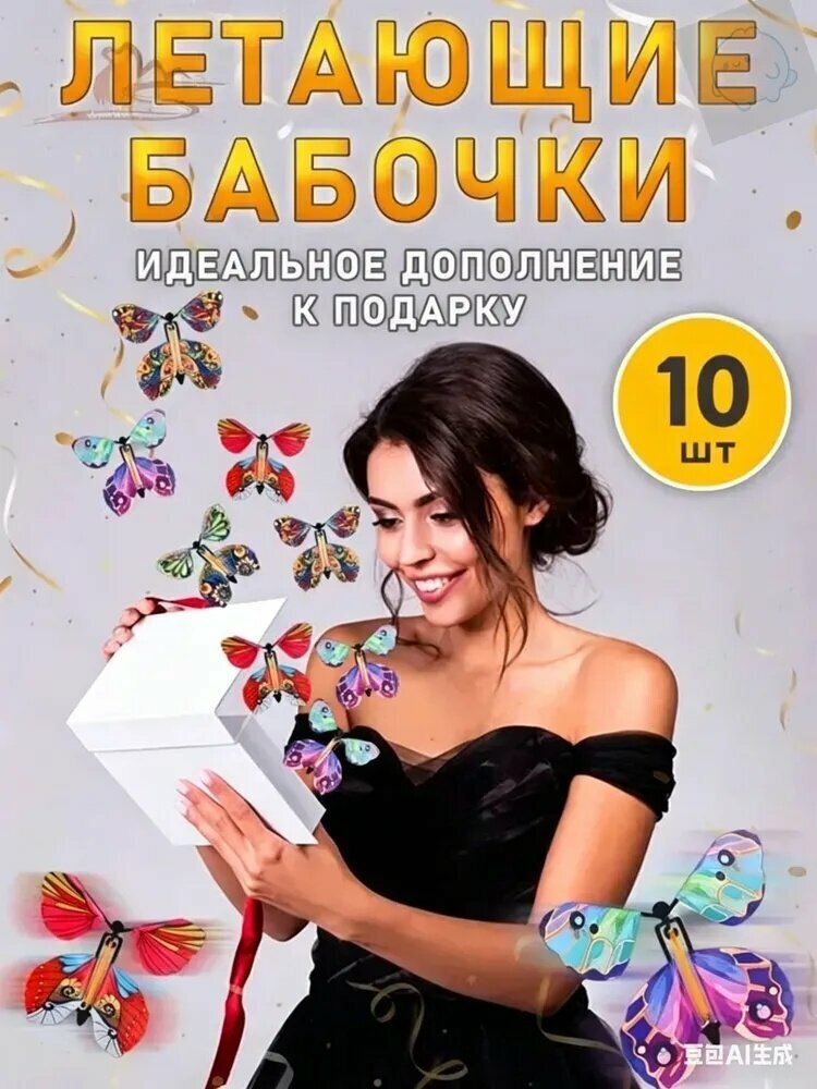 Летающие бабочки / Открытка бабочка