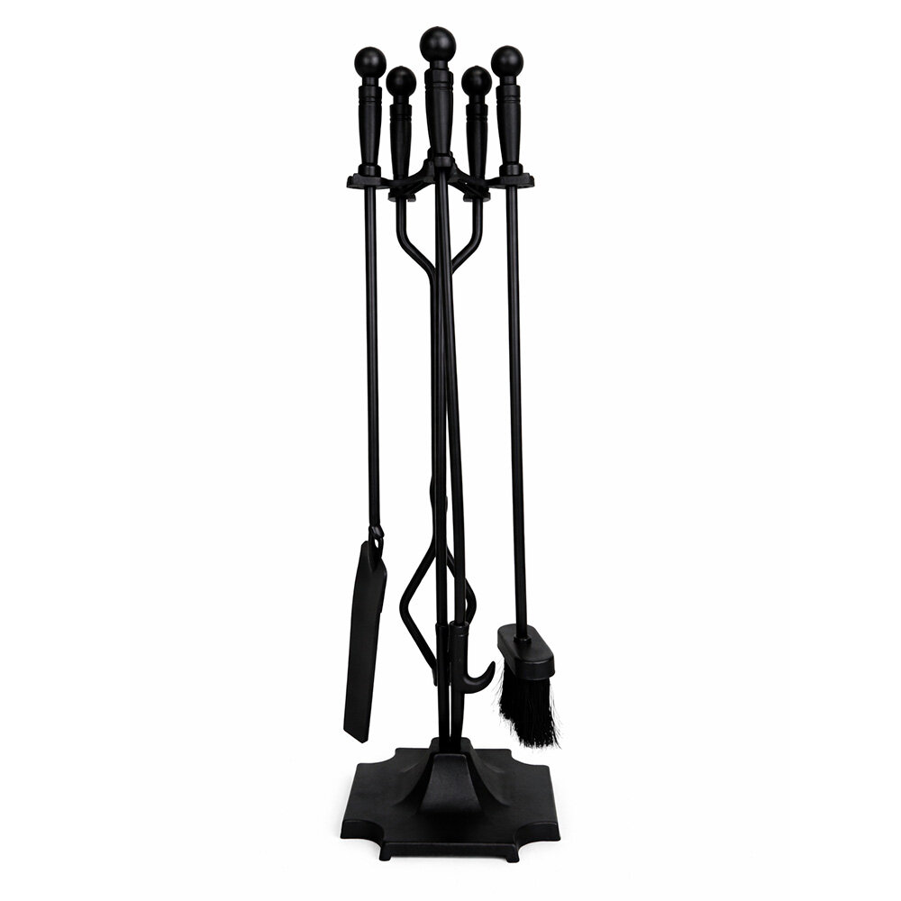 Набор каминный напольный EVEREST K1-B цвет: черный (19*19*81см)