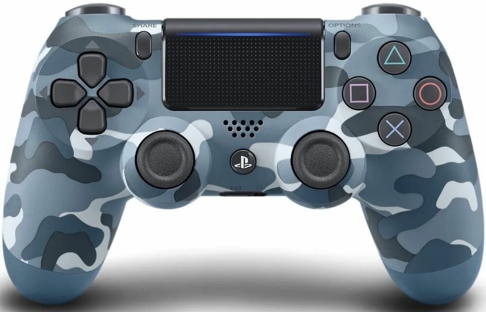 Беспроводной gamepad джойстик Sony (Сони) CUH-ZCT2E геймпад ps dualshock 4 для игровой приставки playstation (плейстейшен) ps4 и пк (компьютера) с Windows xp 7 10 11, джостик play station