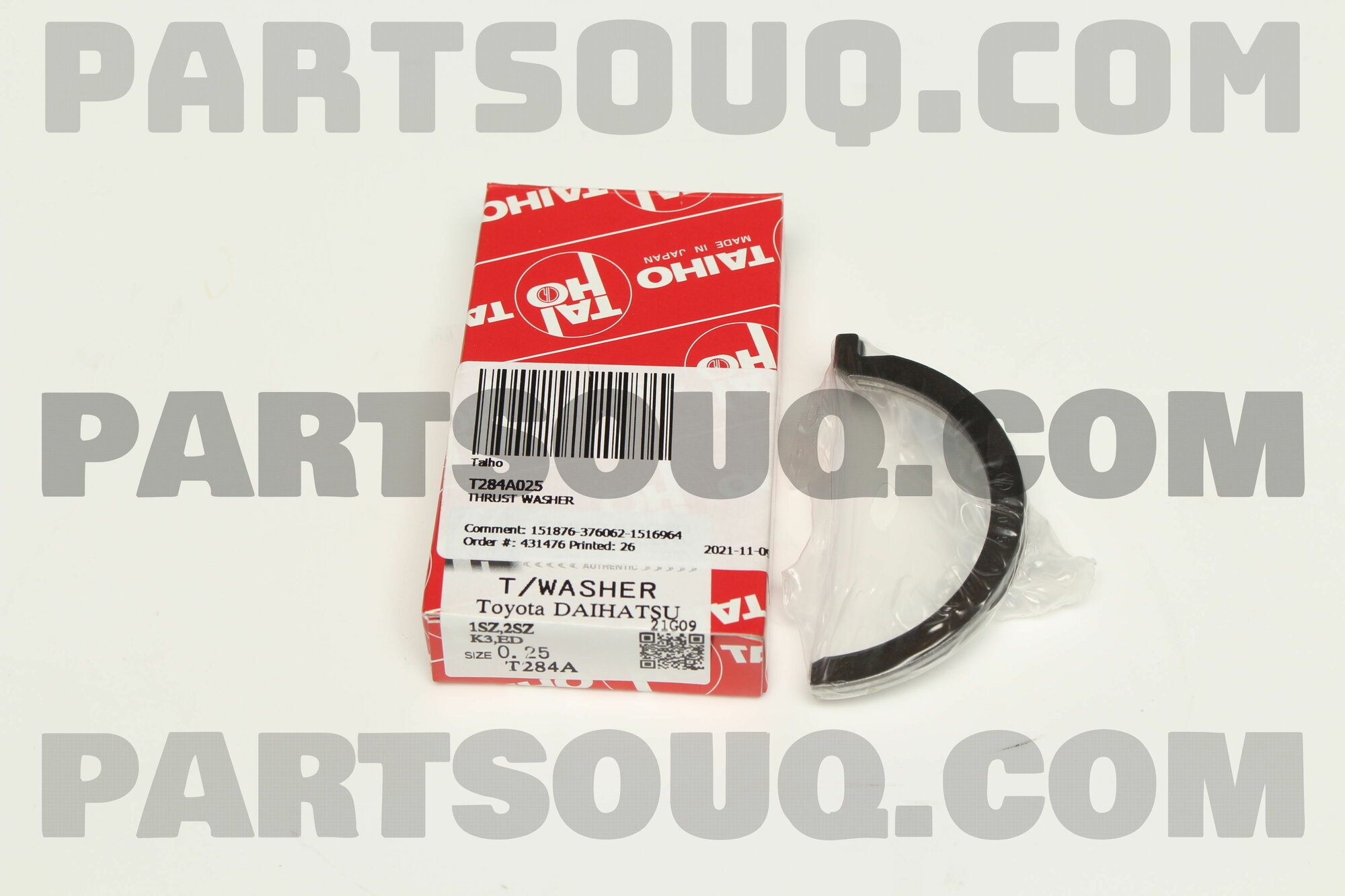 Полукольца упорные TOYOTA 1SZ/2SZ, DAIHATSU ED/K3