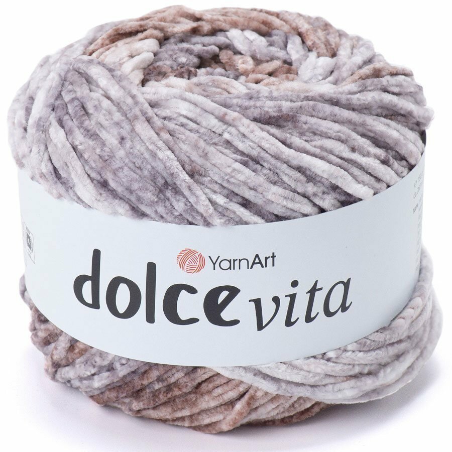 Пряжа Yarnart DOLCE VITA 3414 меланж (3 мотка)