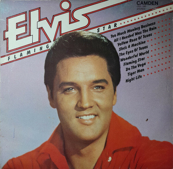 ELVIS PRESLEY - Flaming Star (NM/EX), (LP, UK, 1980г.) Винтажная Виниловая Пластинка