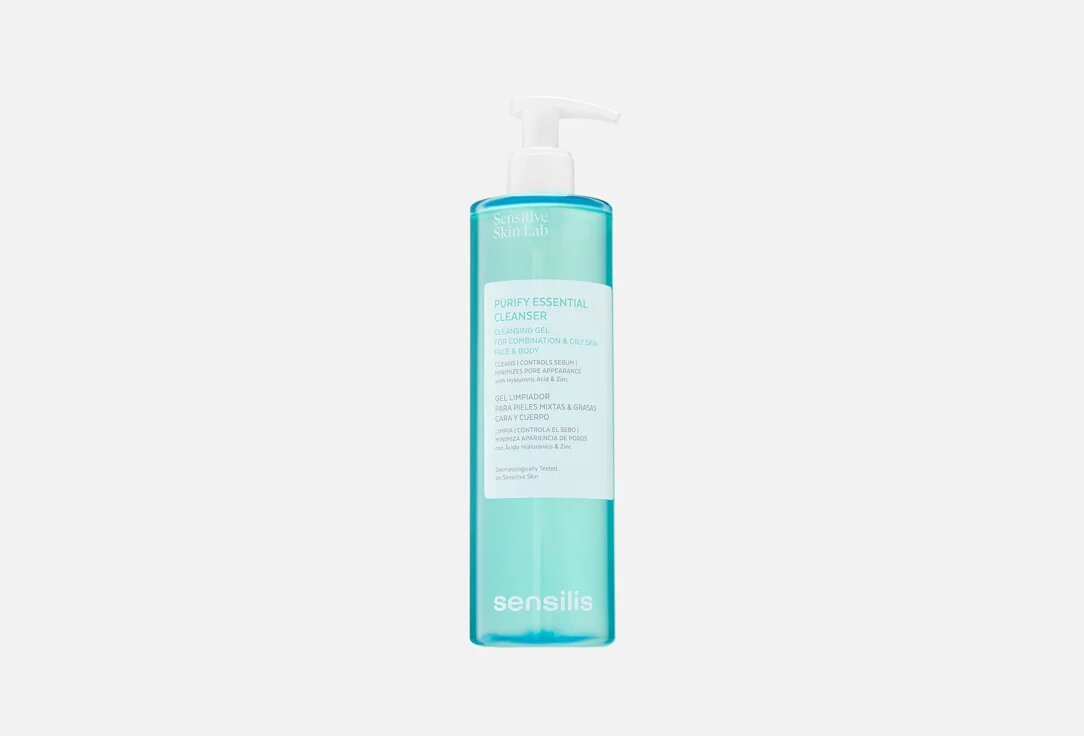 SENSILIS Purify Essential Cleanser / Cleansing Gel for Combination & Oily Skin Очищающий гель для комбинированной и жирной кожи 400 мл