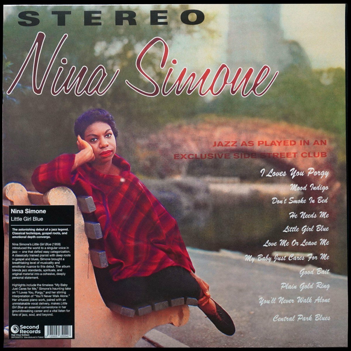 Виниловая пластинка Second Records Nina Simone – Little Girl Blue (цветной винил)