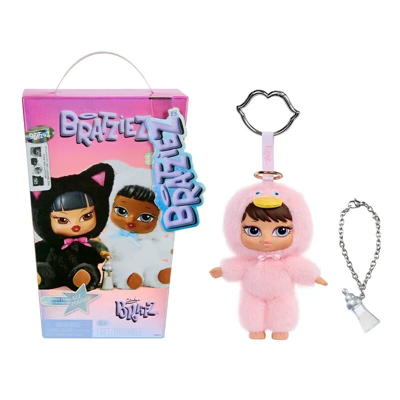 Оригинальный брелок MGA Bratz Bratziez: Слепая коробка с нарядом кролика, аниме-фигурка в наряде черной кошки, загадочная коробка, модель-украшение, подарок