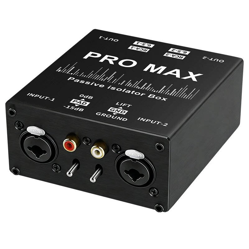 DI-бокс 6,35 мм на XLR PRO MAX2