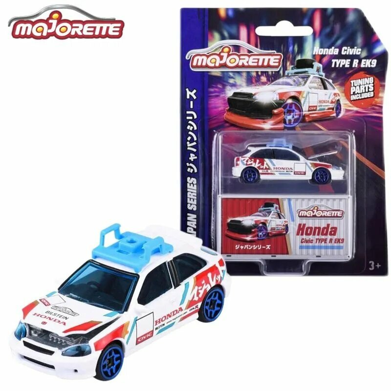 Машинка Majorette 212051030 - Japan Series Deluxe Cars - Honda Civic TYPE R EK9 - New